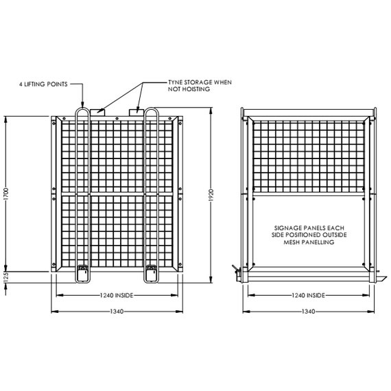 Block Cage | Brick Cage | Flat Packed | Brick Cages | Brick cage