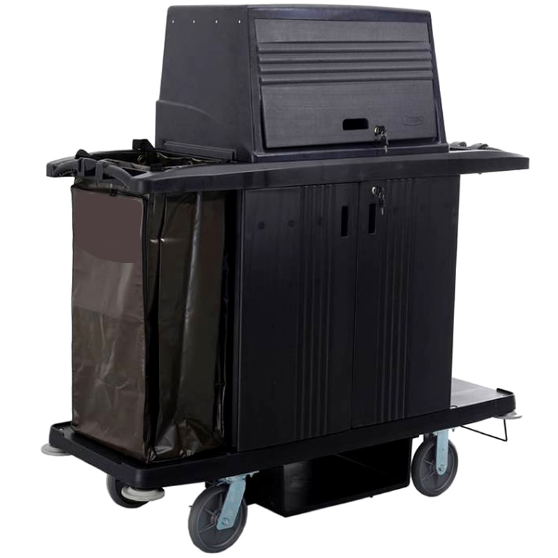Housekeeping Cart 152cm x 56cm x 171cm with Security Hood | Brick Cages ...