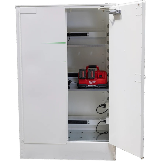 Lithium Ion Li-Ion Battery Charging Cabinet 18 Outlet | Brick Cages ...