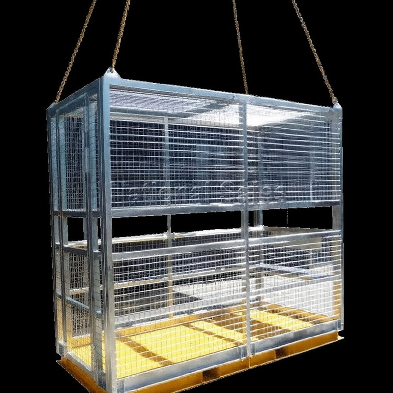 First Aid Rescue Cages 6 Man (With Roof) | Brick Cages | Brick cage